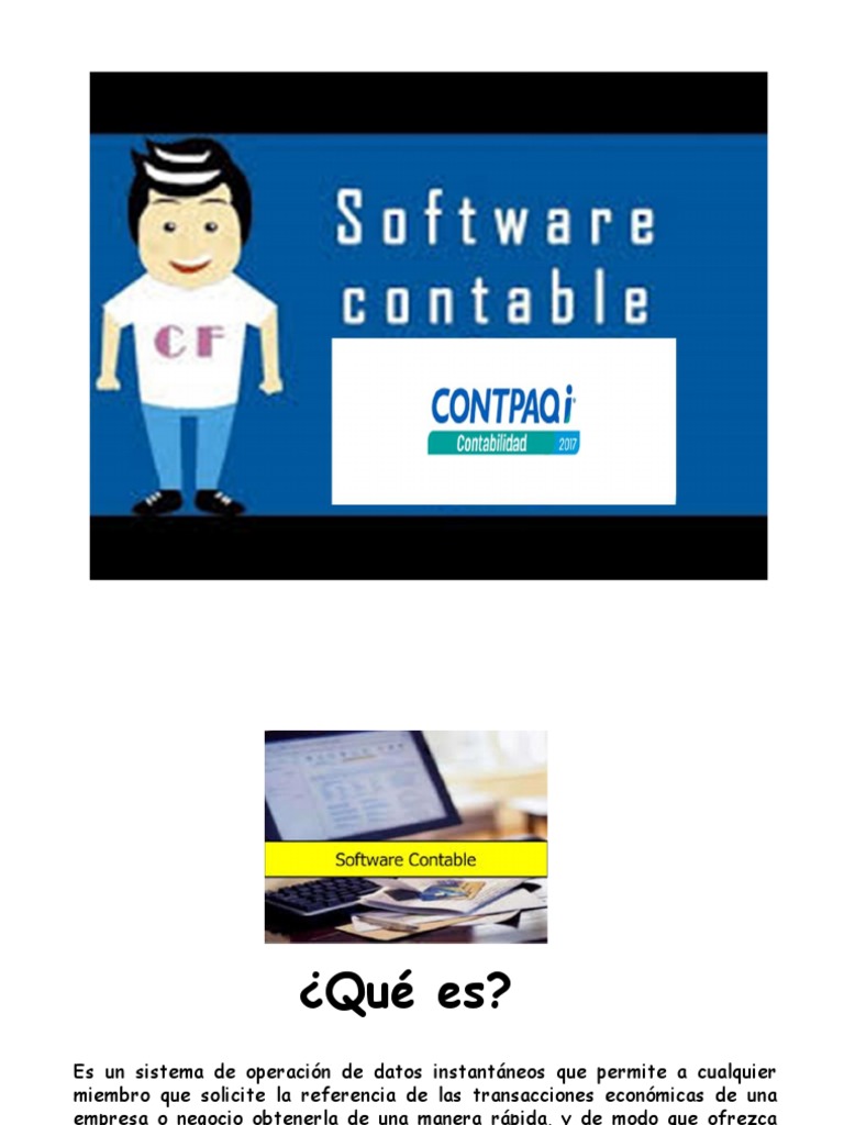 Software Contable | PDF | Planificación de recursos empresariales | Contabilidad
