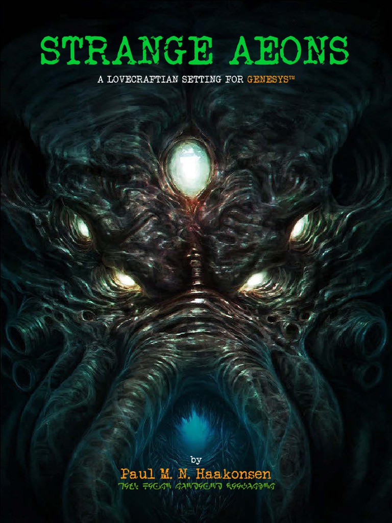 Strange Aeons - Genesys Edition PDF | PDF | H. P. Lovecraft