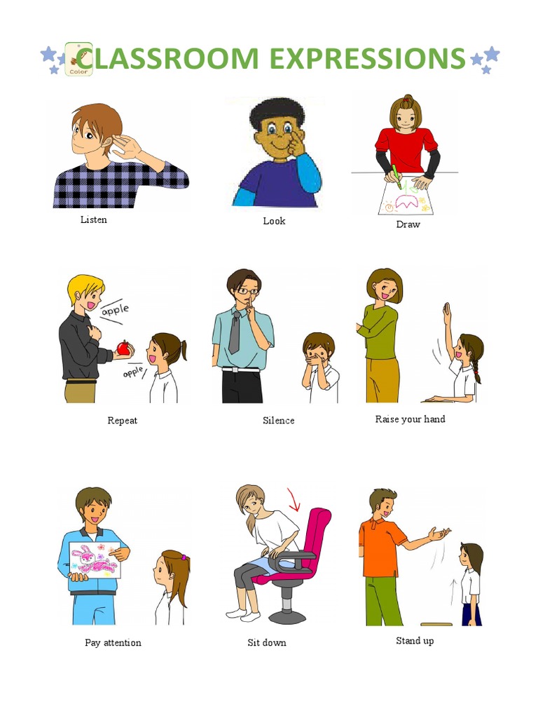 Classroom Expressions | PDF | Language Arts & Discipline