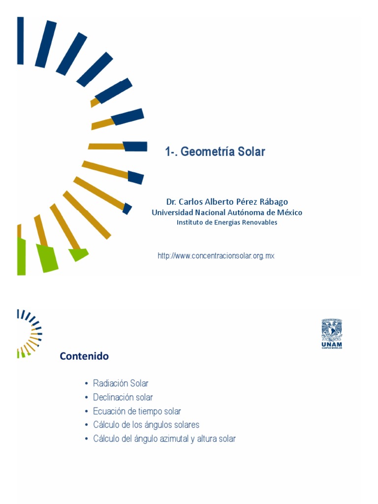 Geometria Solar CAPR | PDF | Radiación electromagnética | Luz de sol