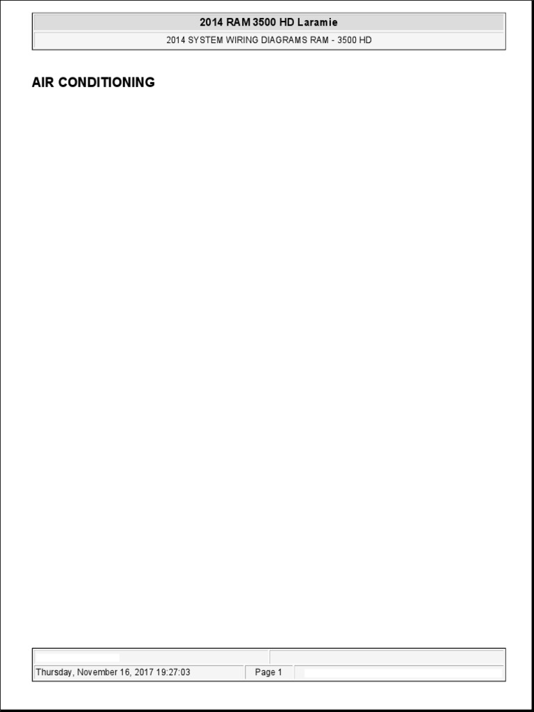 System Wiring Diagrams Ram - 3500 HD 1 of 2 | PDF | Random Access ...