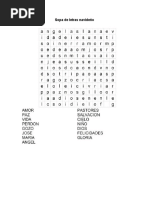 Sopa de Letras: Amor y San Valentín | PDF