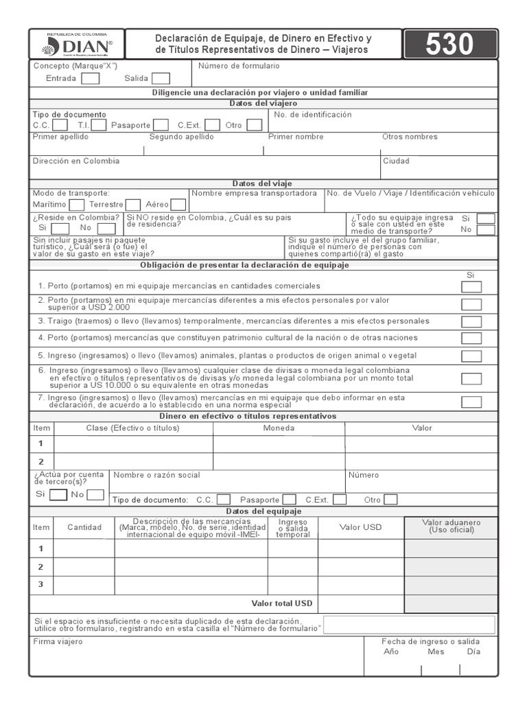 Anexo 1 - Proyecto Resolución - 12072019 - Formulario 530 Es PDF | PDF ...