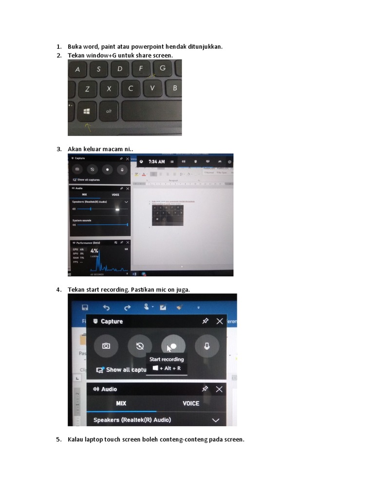 Cara Share Screen Computer | PDF