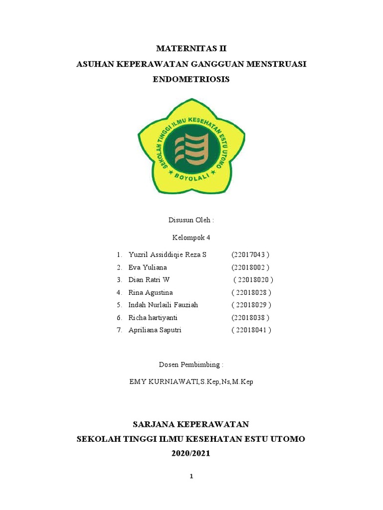 Askep Endometriosis Kel4 | PDF