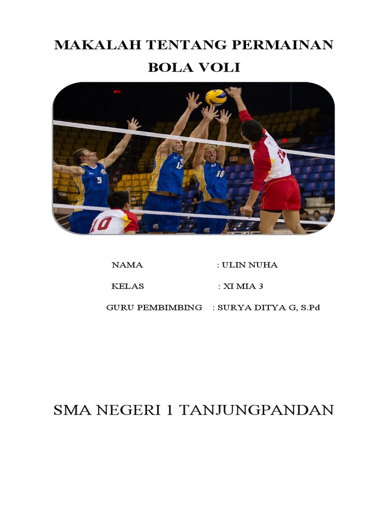 Makalah Tentang Permainan Bola Voli | PDF