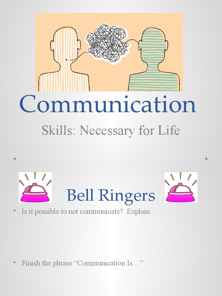 Essential Communication Skills for Life | PDF | Nonverbal Communication ...