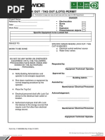 27f Line Break Permit | PDF | Personal Protective Equipment | Safety