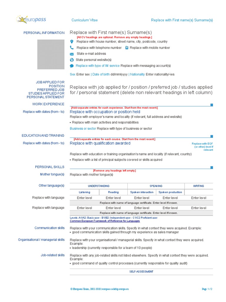 CV Europass | PDF
