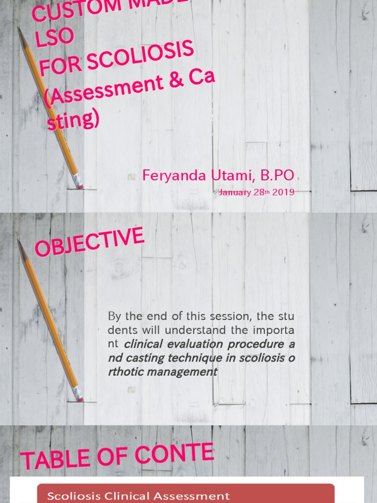 Assessment and Casting TLSO | PDF | Scoliosis | Vertebral Column