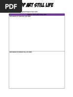 Annotation Sentence Starters For Art | PDF | Art | Self-Improvement