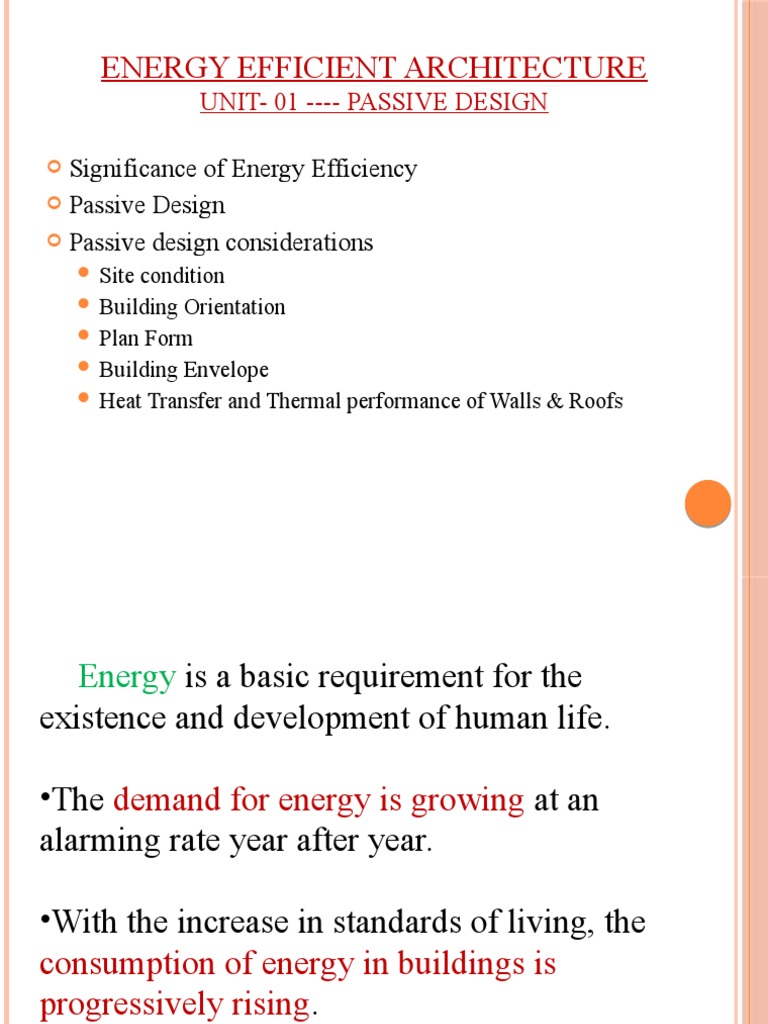 Maximizing Energy Efficiency in Buildings Through Passive Design ...