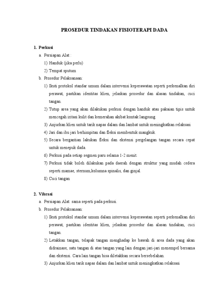 Panduan Fisioterapi Dada | PDF | Sains & Matematika