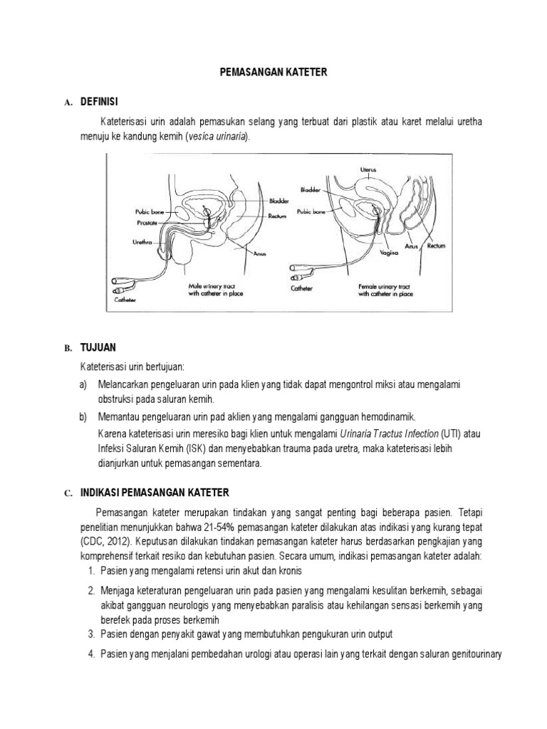 Pemasangan Kateter | PDF
