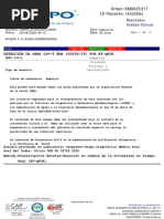 Laboratorios Chopo Análisis Clínico Prueba de Embarazo | PDF | Diagnostico medico | Laboratorios