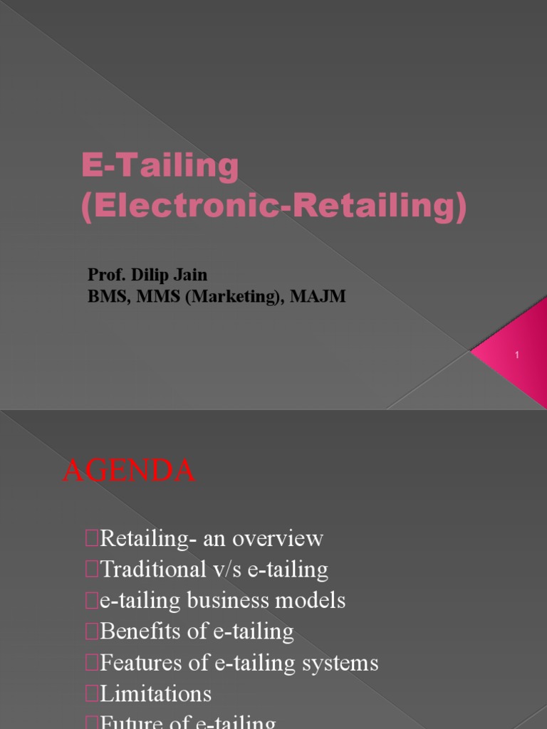 E-Tailing Insights for Marketers | PDF | Online Shopping | Retail