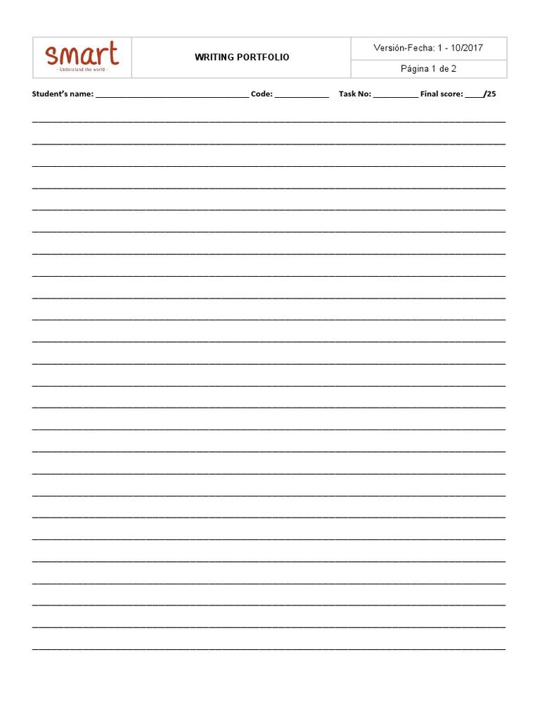 Writing Portfolio Format | PDF | Grammar | Communication