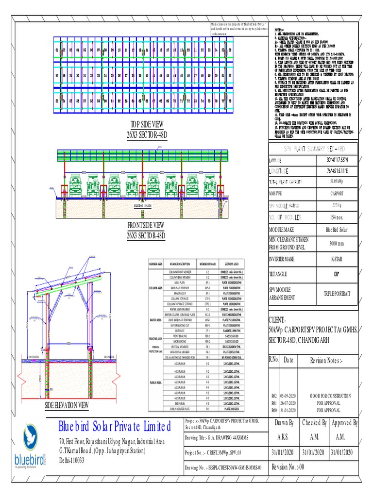 Fabrication Drawings - Carport | PDF | Structural Engineering | Civil ...