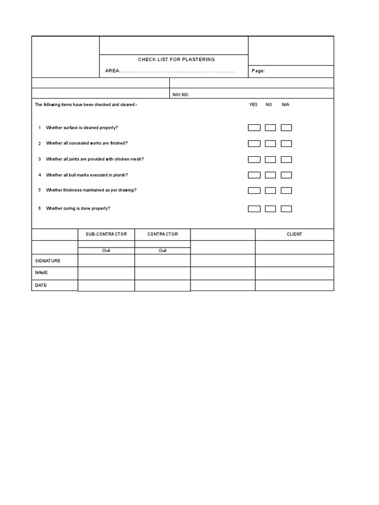 Ensuring Quality Plastering: A Checklist for Proper Surface Preparation ...