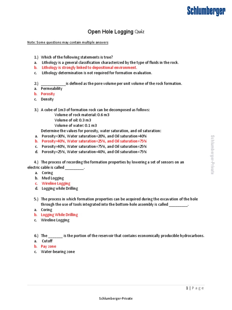 2.introduction To Open Hole Logging | PDF | Hydrocarbons | Earth Sciences