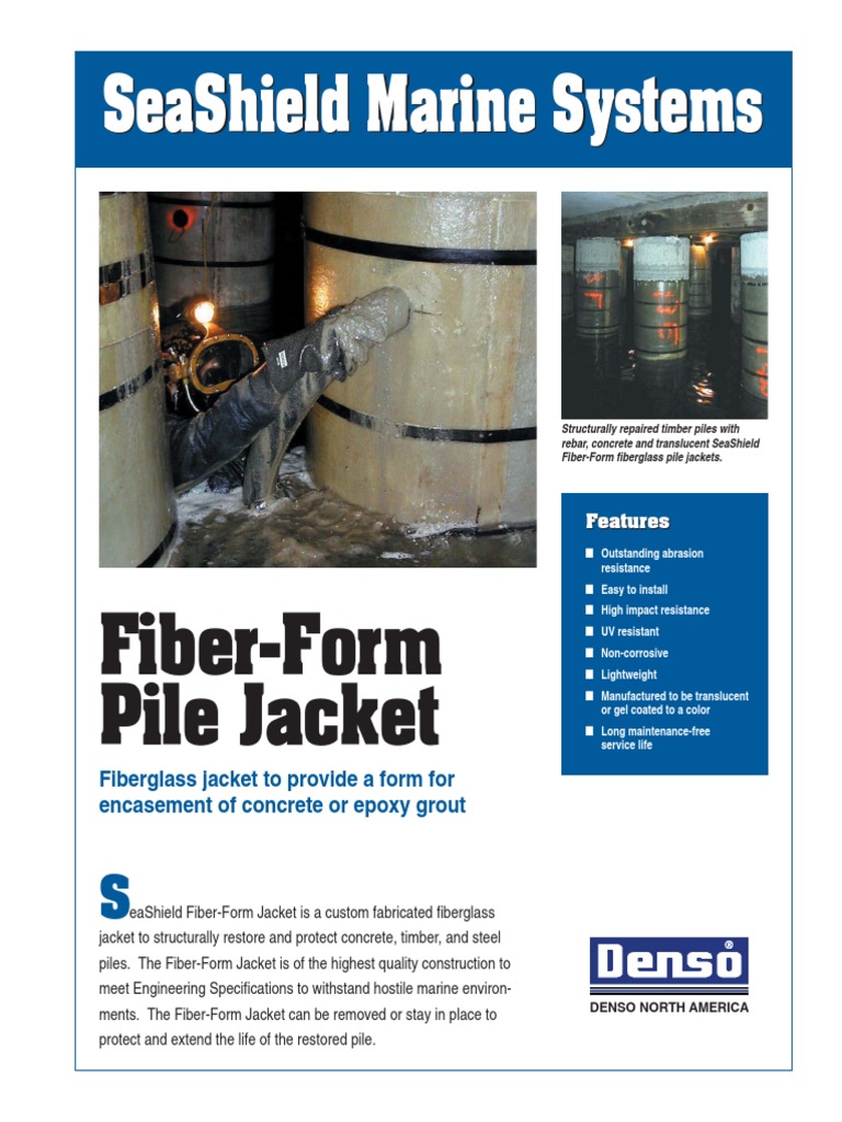 SeaShield Fiber-Form Pile Jacket | PDF | Deep Foundation | Fibre ...