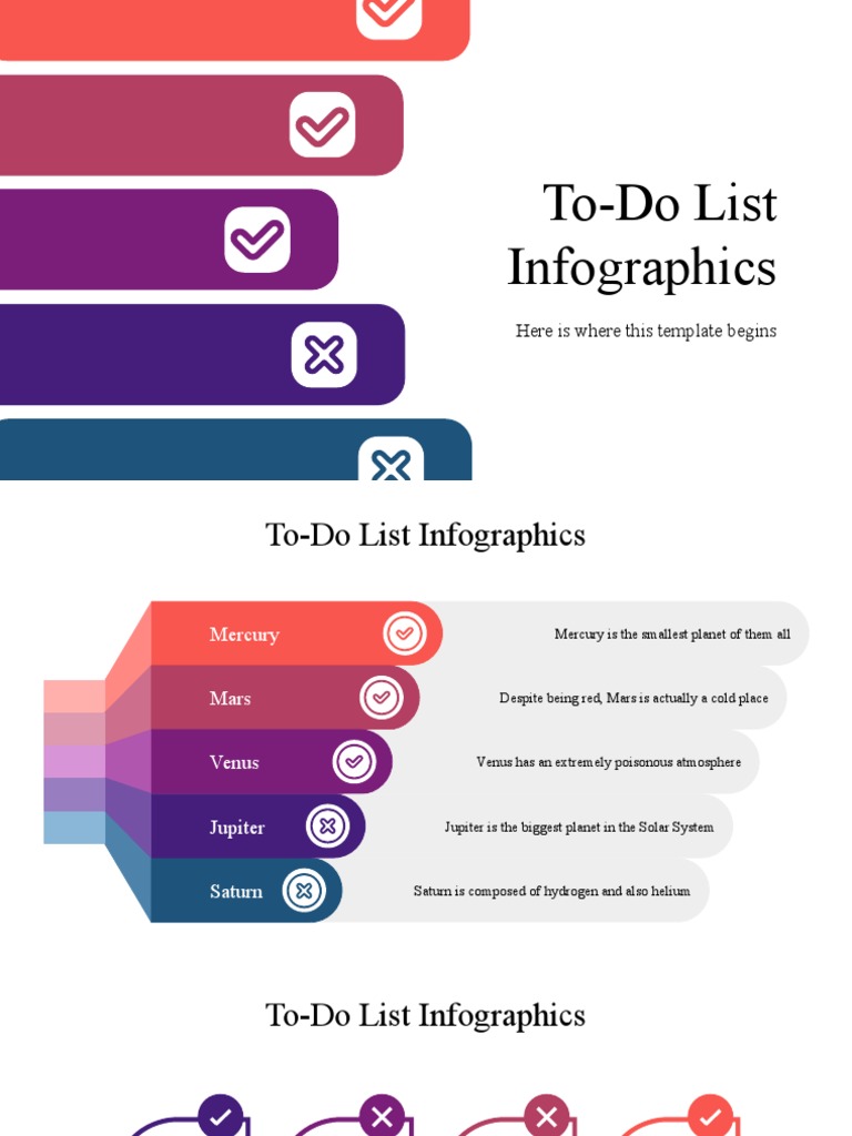 To-Do List Infographics by Slidesgo | PDF | Planets | Solar System