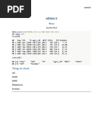 Arima Excel Template For Forecasting Purposes | PDF
