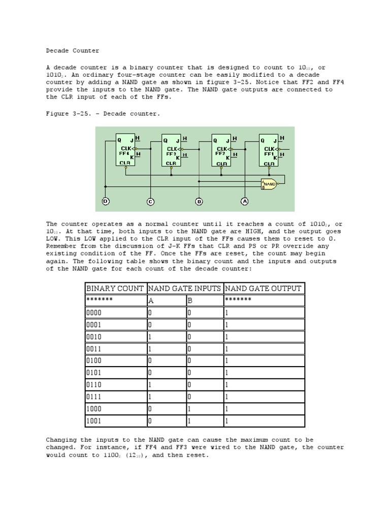 Decade Counter | PDF