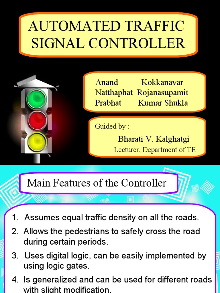 AUTOMATED TRAFFIC SIGNAL CONTROLLER Presentation | PDF | Land Transport ...