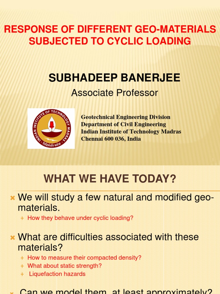 Dr. Subhadeep Banerjee | PDF | Young's Modulus | Chemical Product Engineering