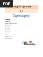 Presentation On Super Computer | PDF | Supercomputer | Computer ...