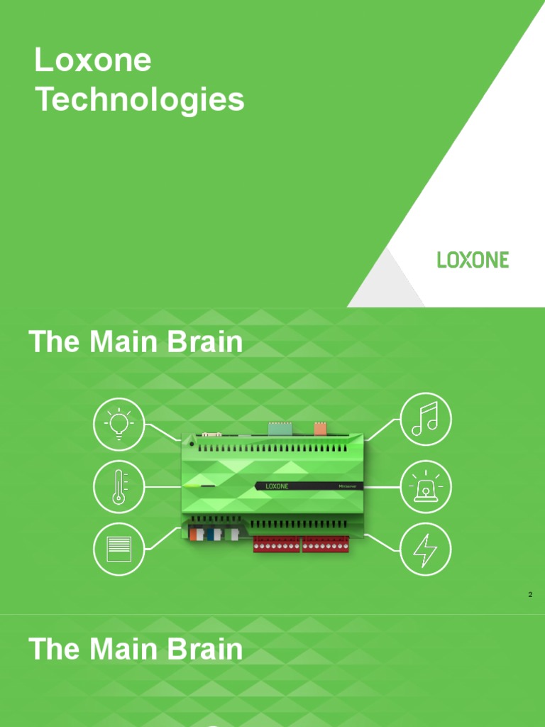 Introduction To The Loxone System | PDF | Power Supply | Network Topology