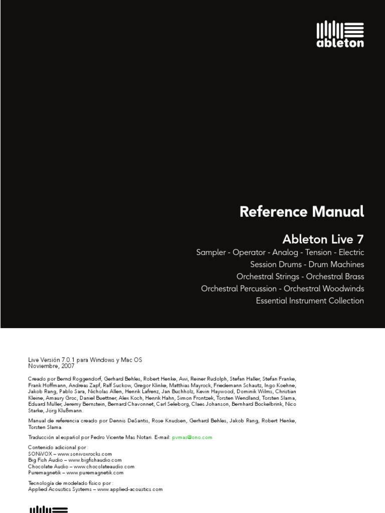 Ableton Live 7 Manual Es | PDF | Ventana (informática) | Servidor ...