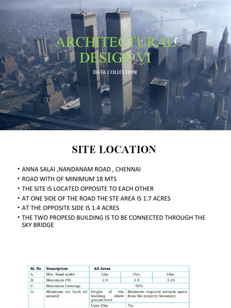 Architectural Design Vi: Data Collection | PDF | Elevator | Nature