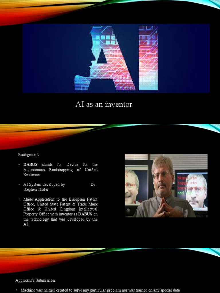 Ai Dabus | PDF | Invention | Patent