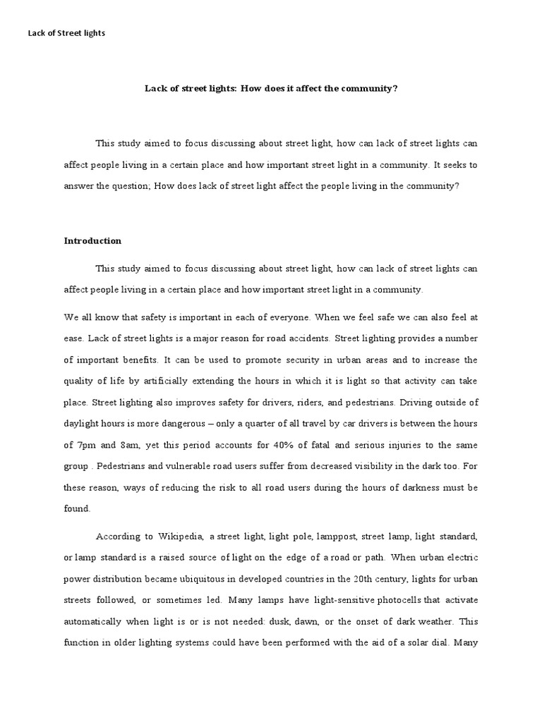 Lit Rev | PDF | Street Light | Lighting