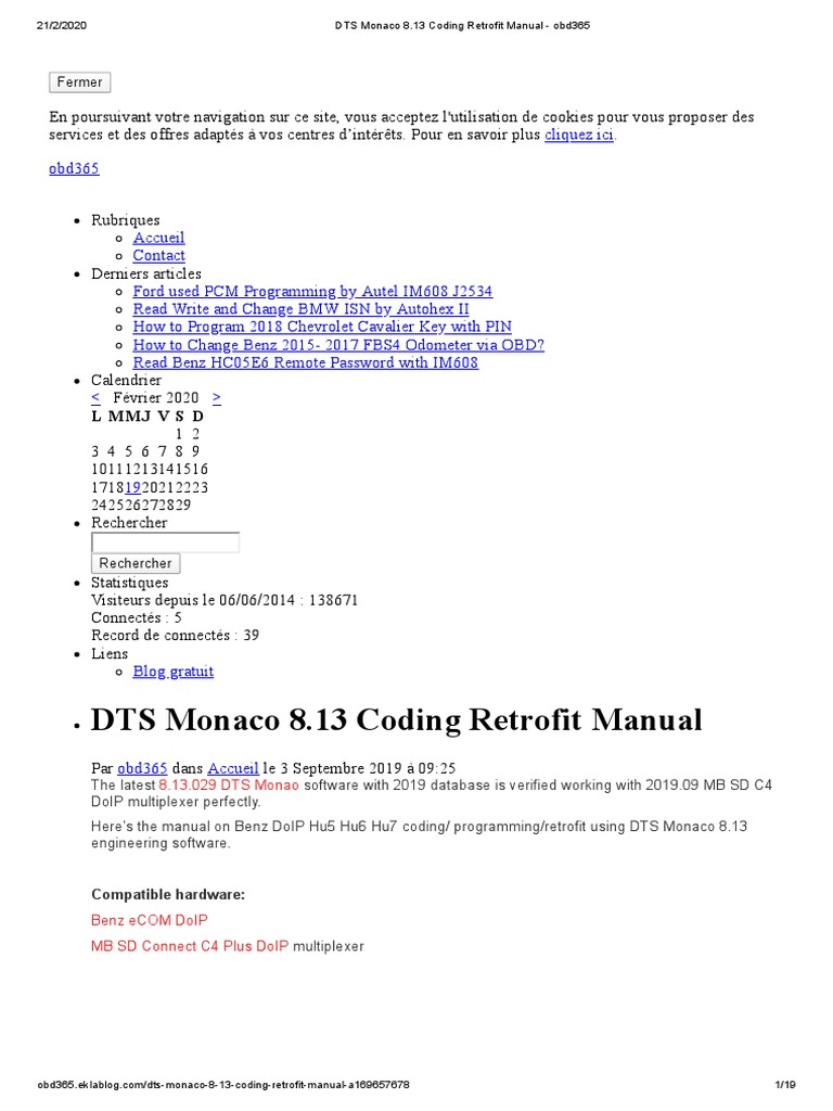 DTS Monaco Coding | PDF | Vehicles | Car