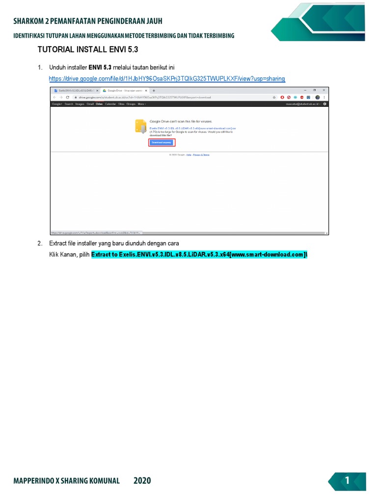 Tutorial Install Envi | PDF