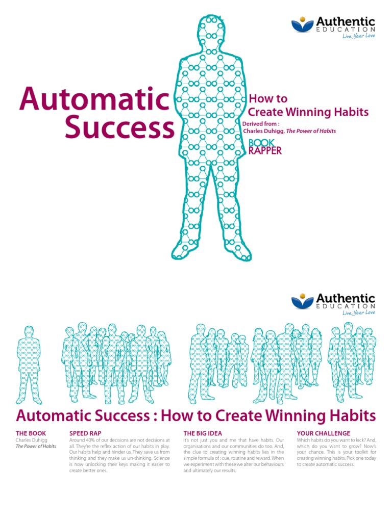 Automatic Success: How To Create Winning Habits | PDF | Habits | Self ...