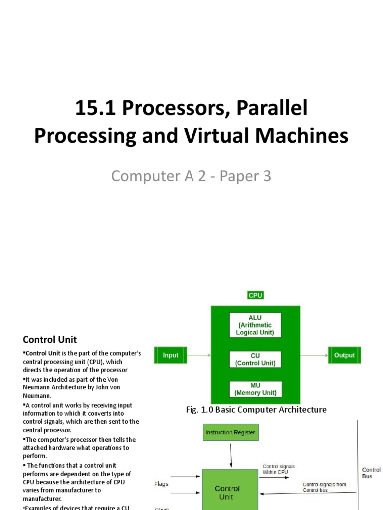 Processors, Parallel Processing and Virtual Machines | PDF | Central Processing Unit | Digital ...