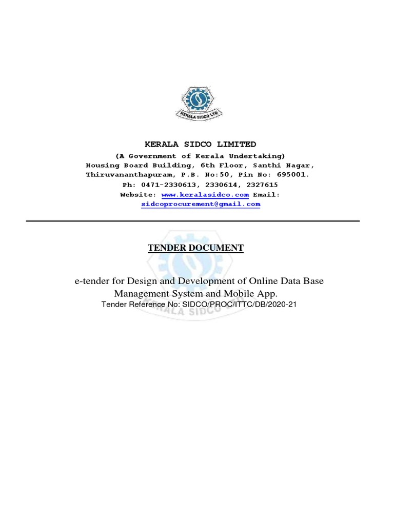 RFP Online Database Management System | PDF | Online Banking | Banks ...