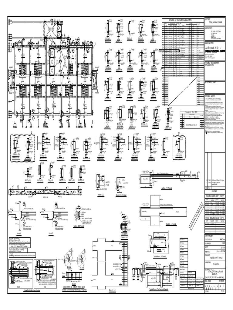 R2 - TYPICAL SLAB LVL (3rd, 4th, 5th, 7th & 8th Floor Slab LVL ...