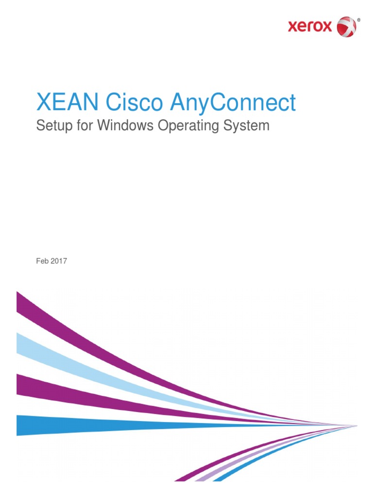 Xean Cisco Anyconnect: Setup For Windows Operating System | PDF ...