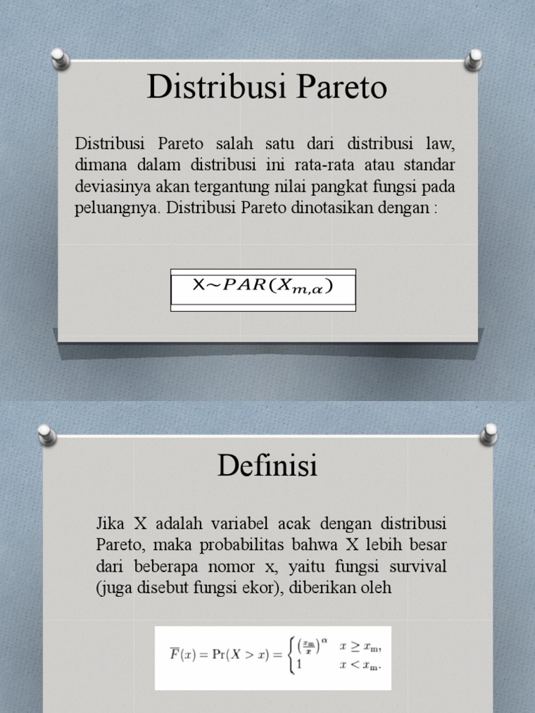 Memahami Distribusi Pareto dan CDF | PDF | Komputer