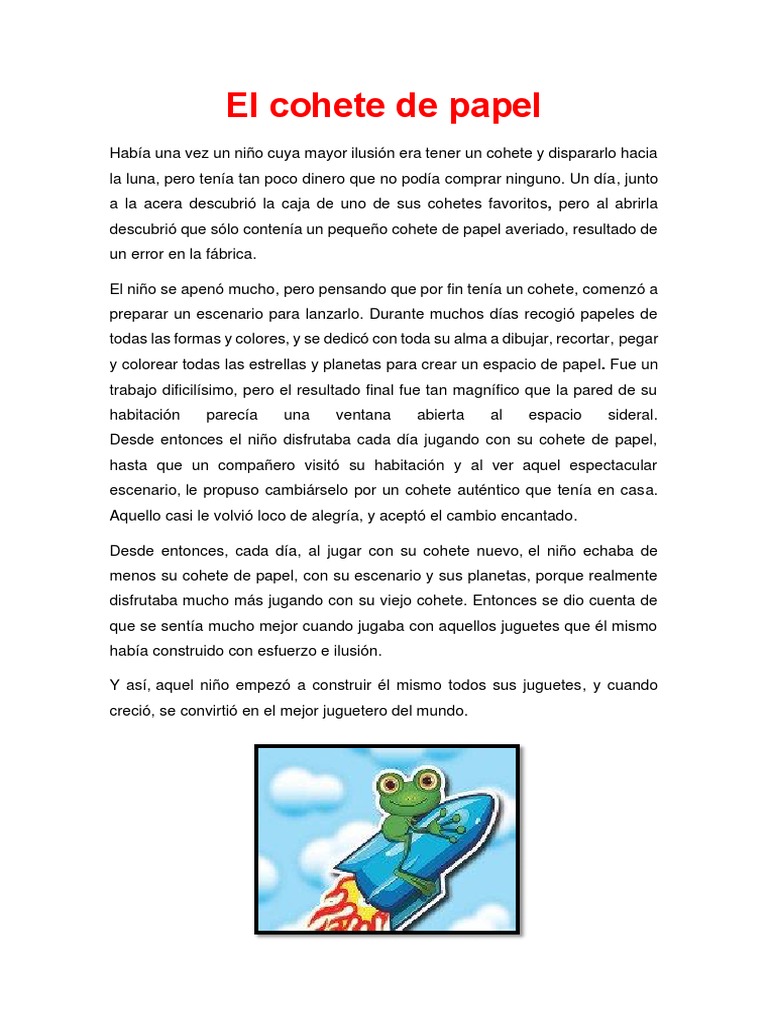 El Cohete de Papel | PDF