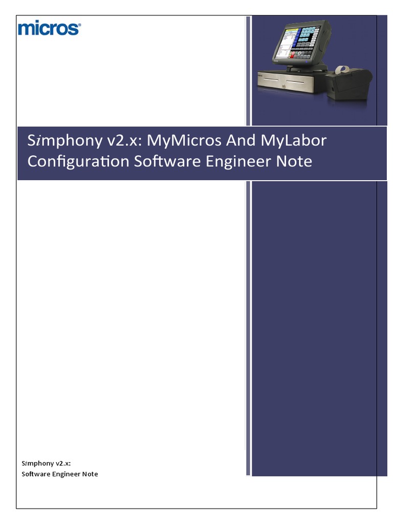 Configuring Mymicros & MyLabor For Simphony v2.x | PDF | Microsoft Sql ...