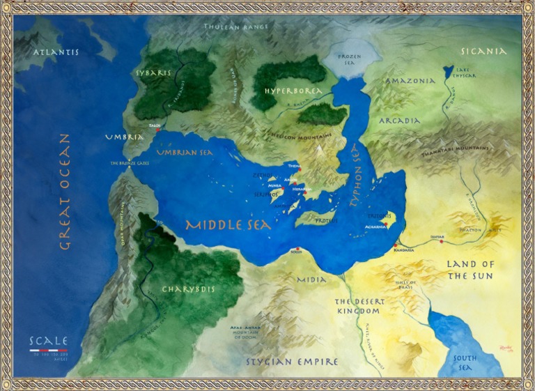 Mythika Map 2 (Mazes & Minotaurs) PDF | PDF