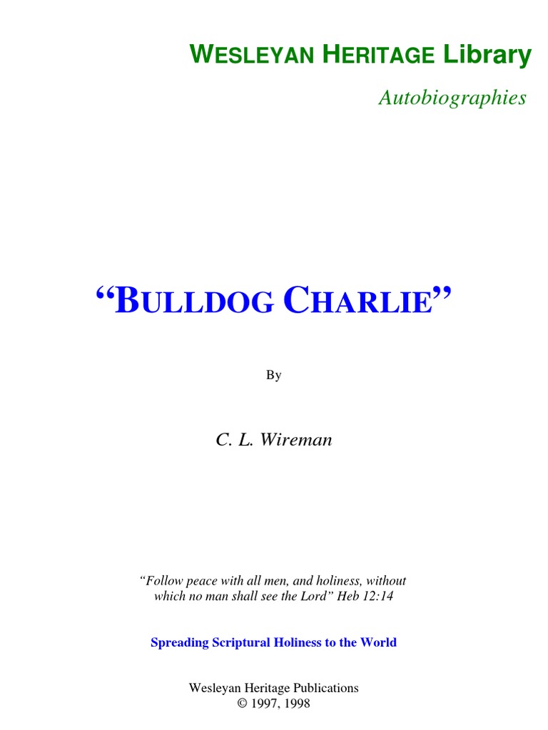 Charlie Bulldog Wireman | PDF | Trigger (Firearms) | Sermon