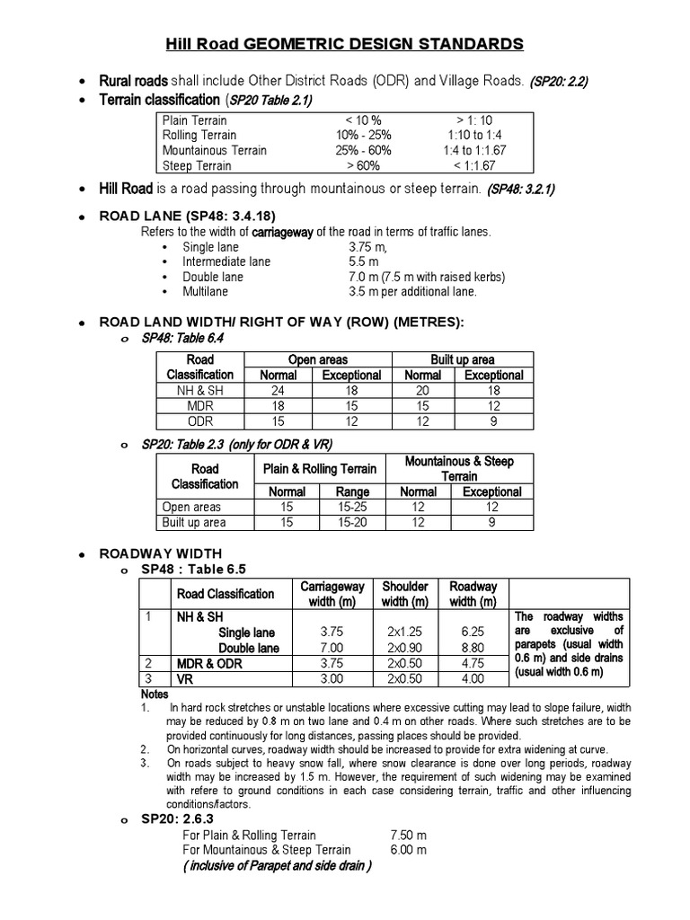Rural Roads Shall Include Other District Roads (ODR) and Village Roads ...