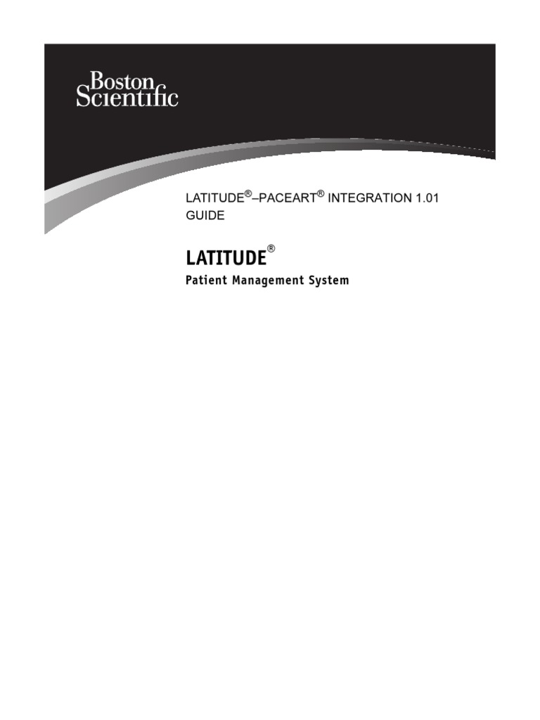 Latitude: Latitude - Paceart Integration 1.01 Guide | PDF | Computer ...